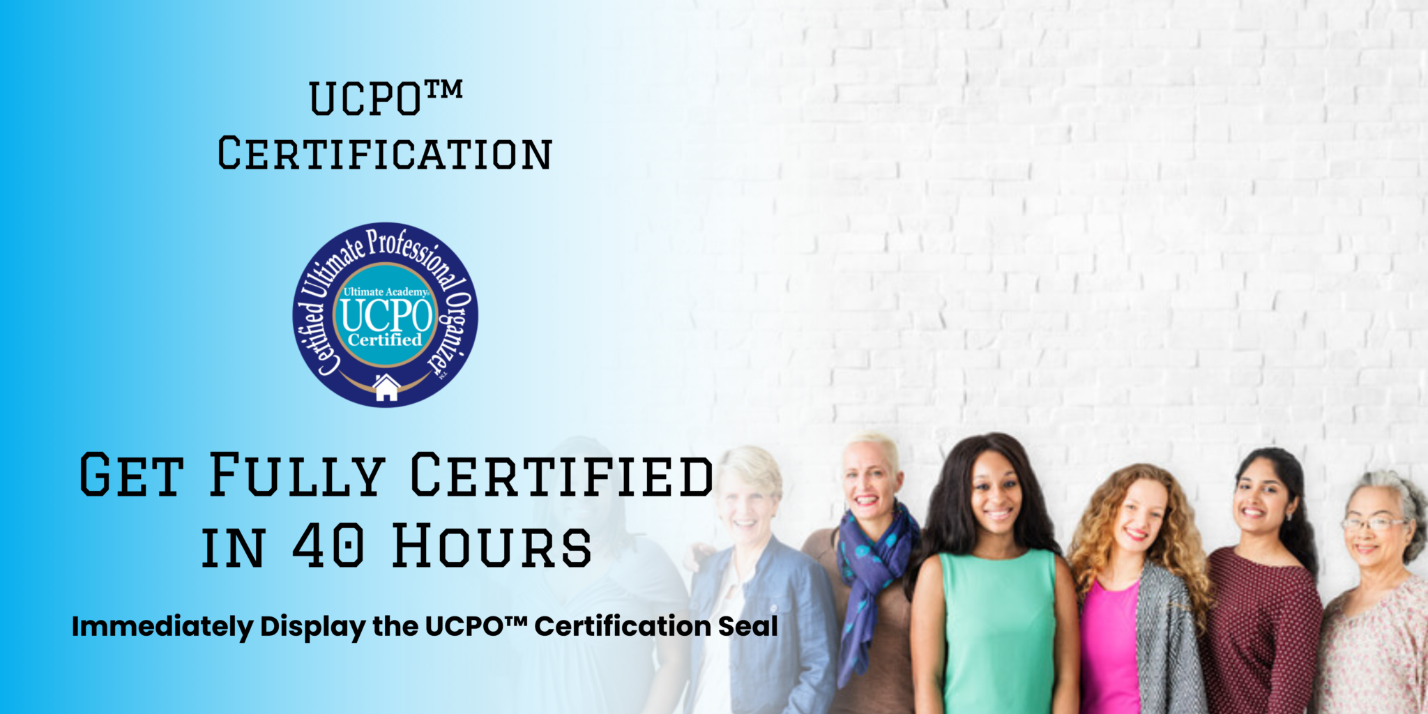Professional Organizing Certification Course - UCPO™ Certification